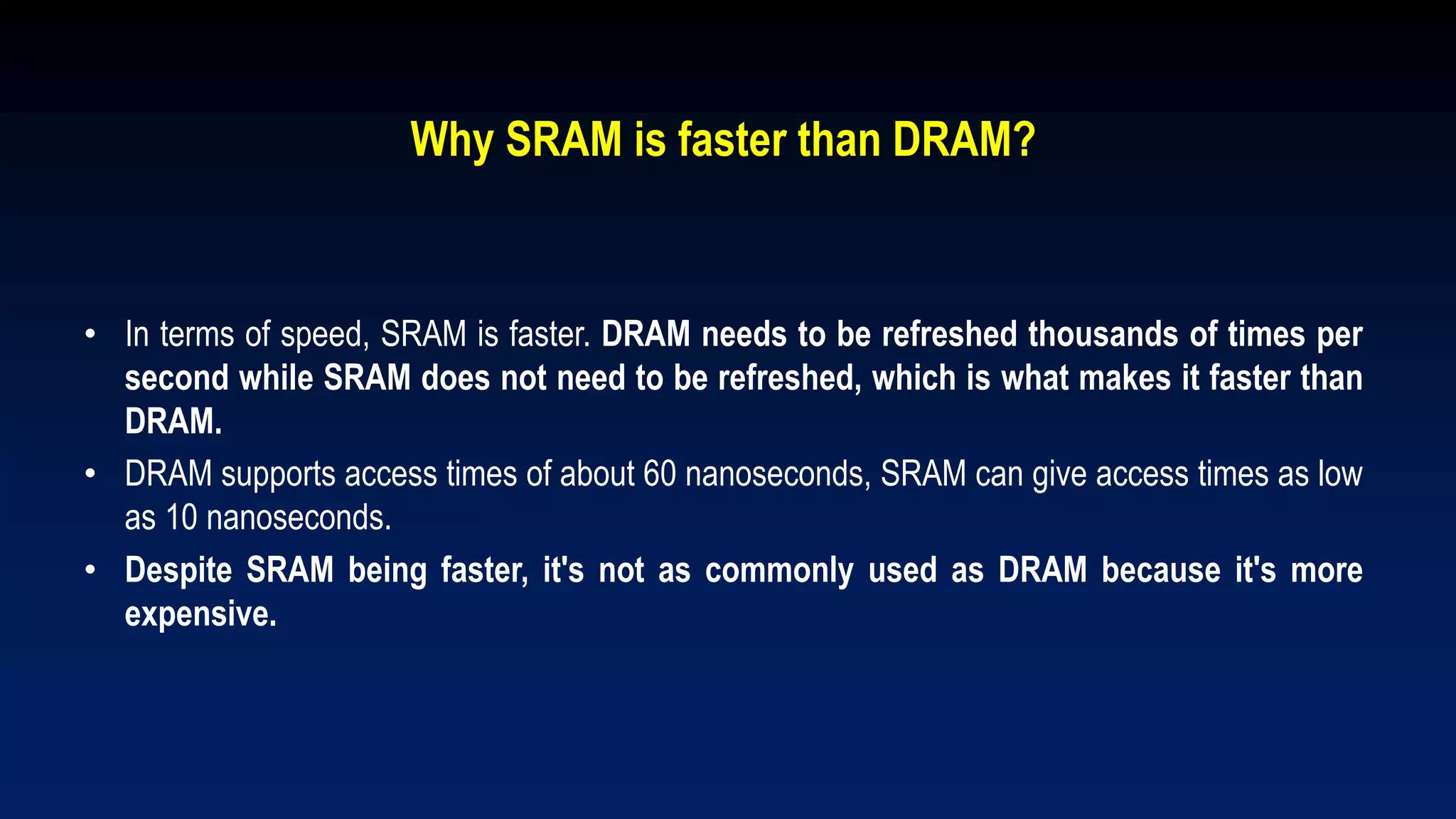 RAM(Random Access Memory) | PPTX