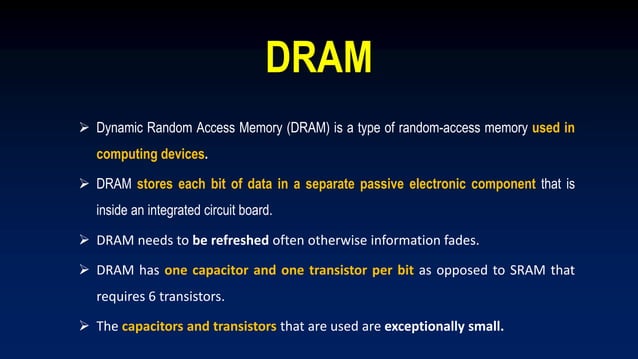 RAM(Random Access Memory) | PPTX