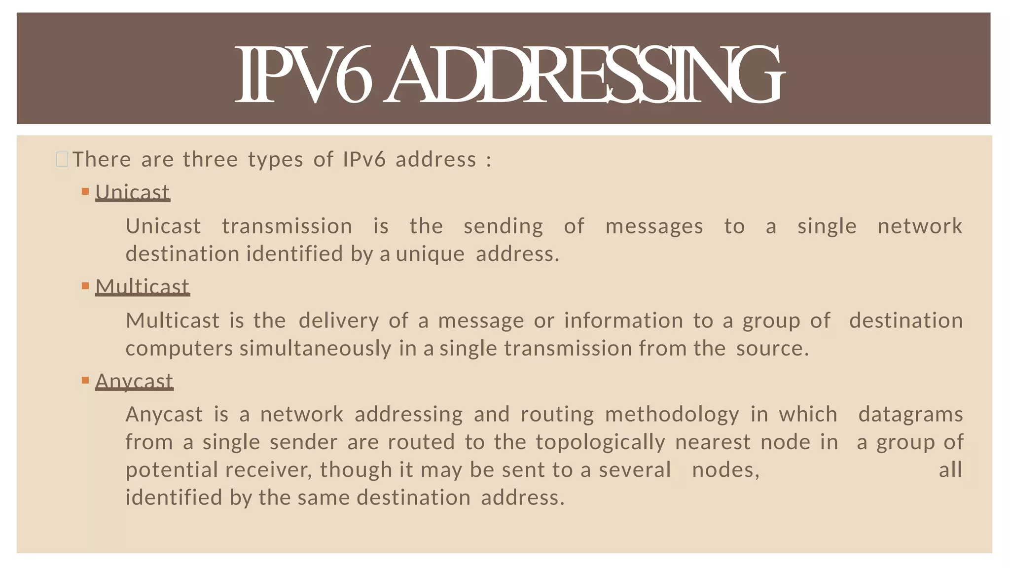 IPV6 , ipv6 ,TCP/IP, TCP ,IP | PPT