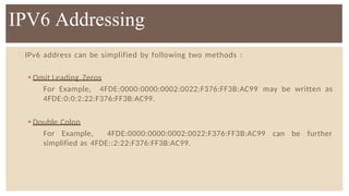 IPV6 , ipv6 ,TCP/IP, TCP ,IP | PPT