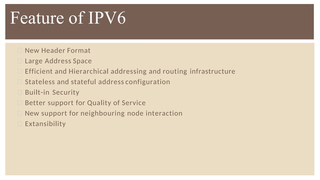 IPV6 , ipv6 ,TCP/IP, TCP ,IP | PPT