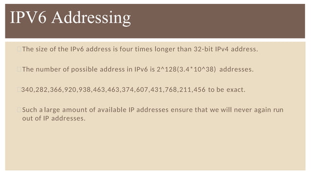 IPV6 , ipv6 ,TCP/IP, TCP ,IP | PPT