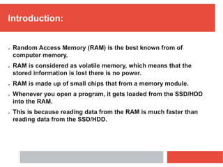 RAM slide | PPTX