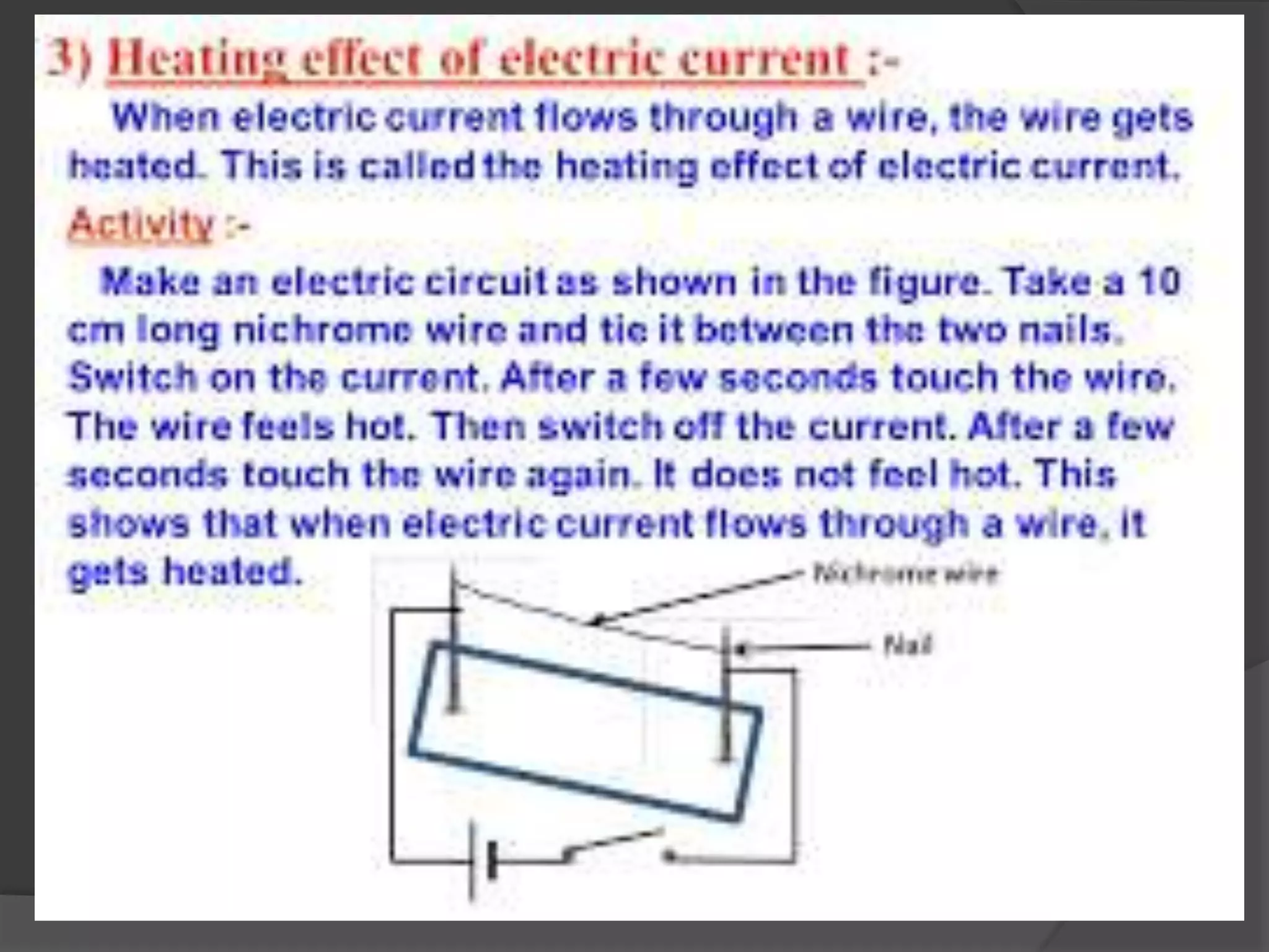 Electric Current And Its Effect | PPT