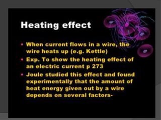 Electric Current And Its Effect | PPT