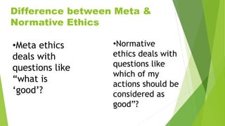 Ethics | PPTX