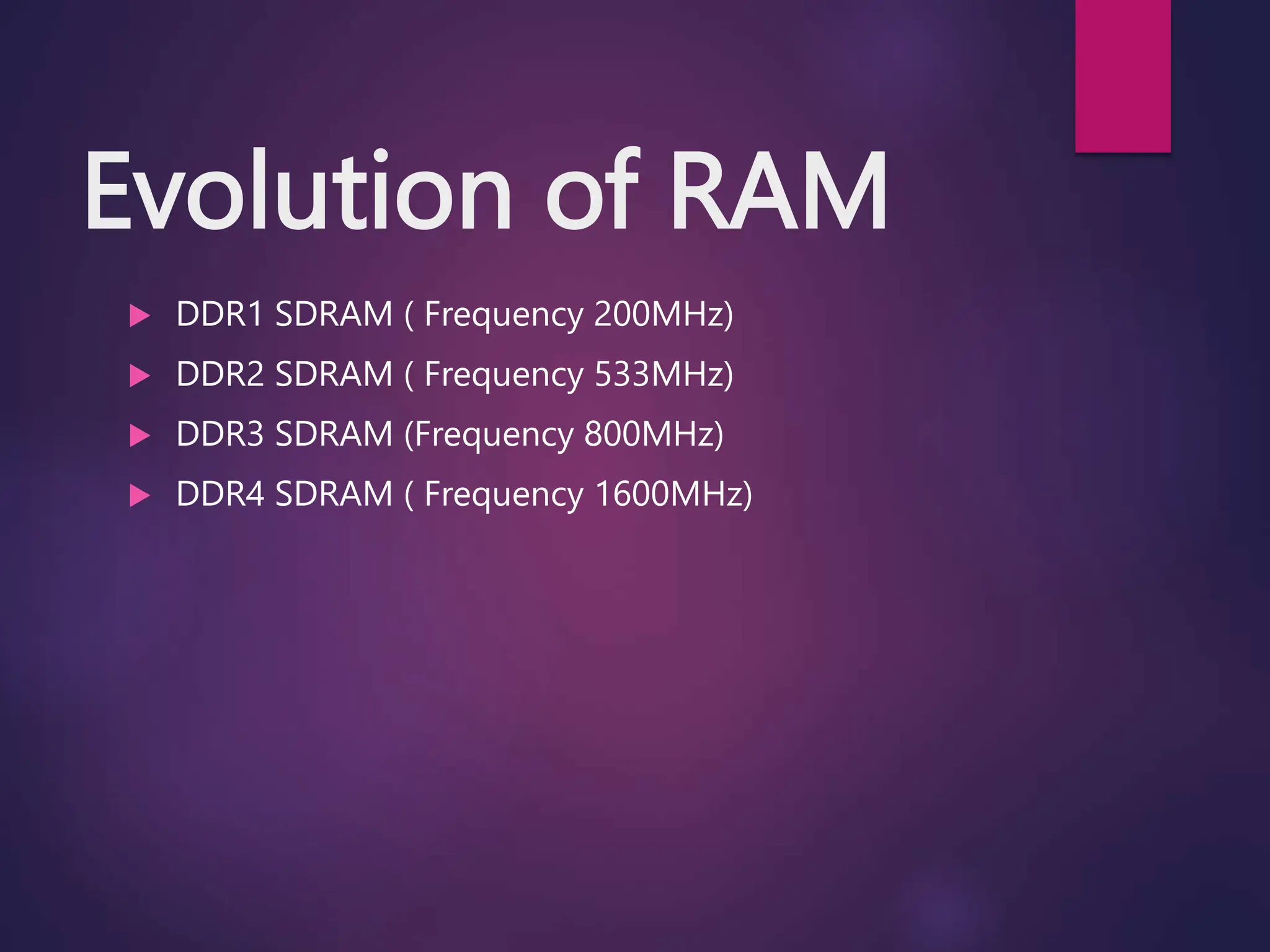 RAM.pptx it is about random access memory which is used Pc | PPTX