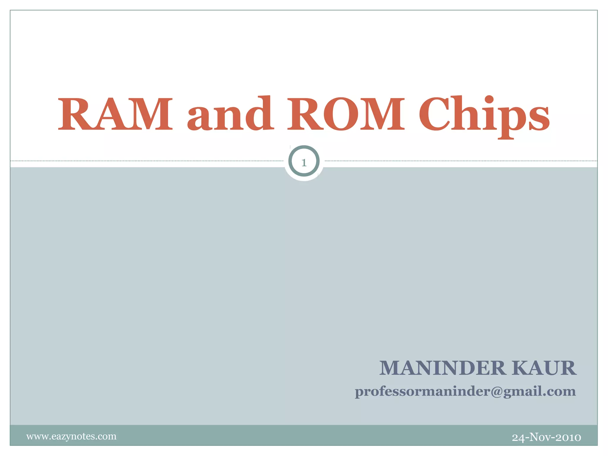 Ram and-rom-chips | PPS