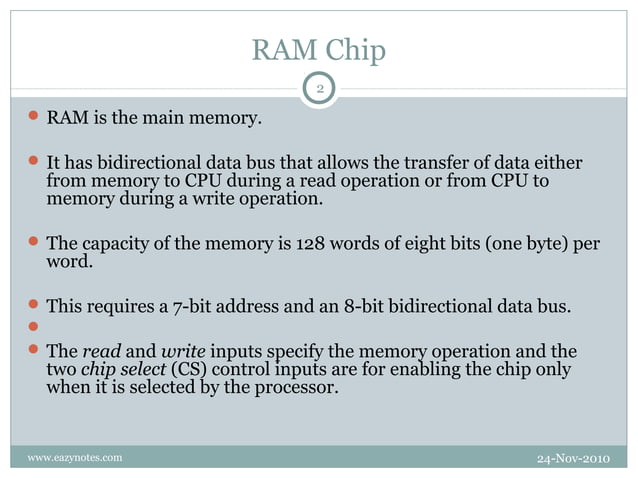 Ram and-rom-chips | PPS | Data Storage and Warehousing | Computing