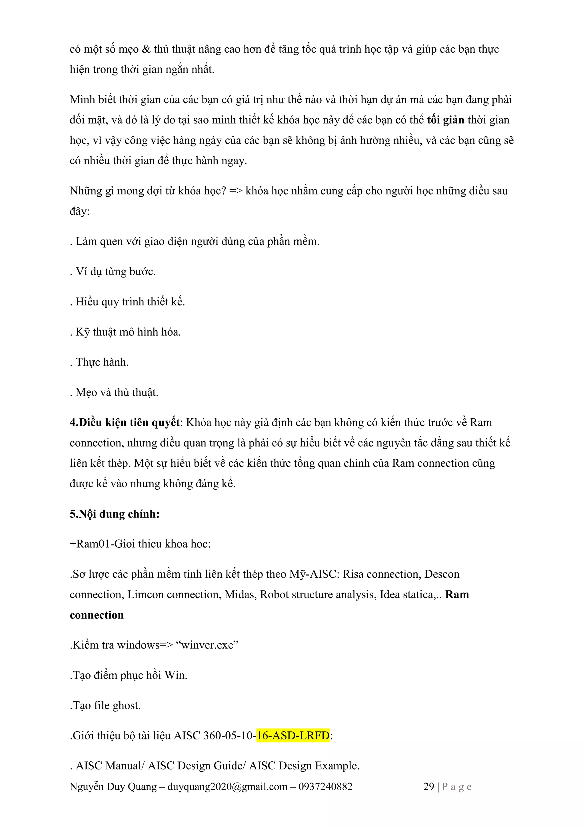 Gioi thieu khoa hoc Ram connection AISC 360 - 16 | PDF