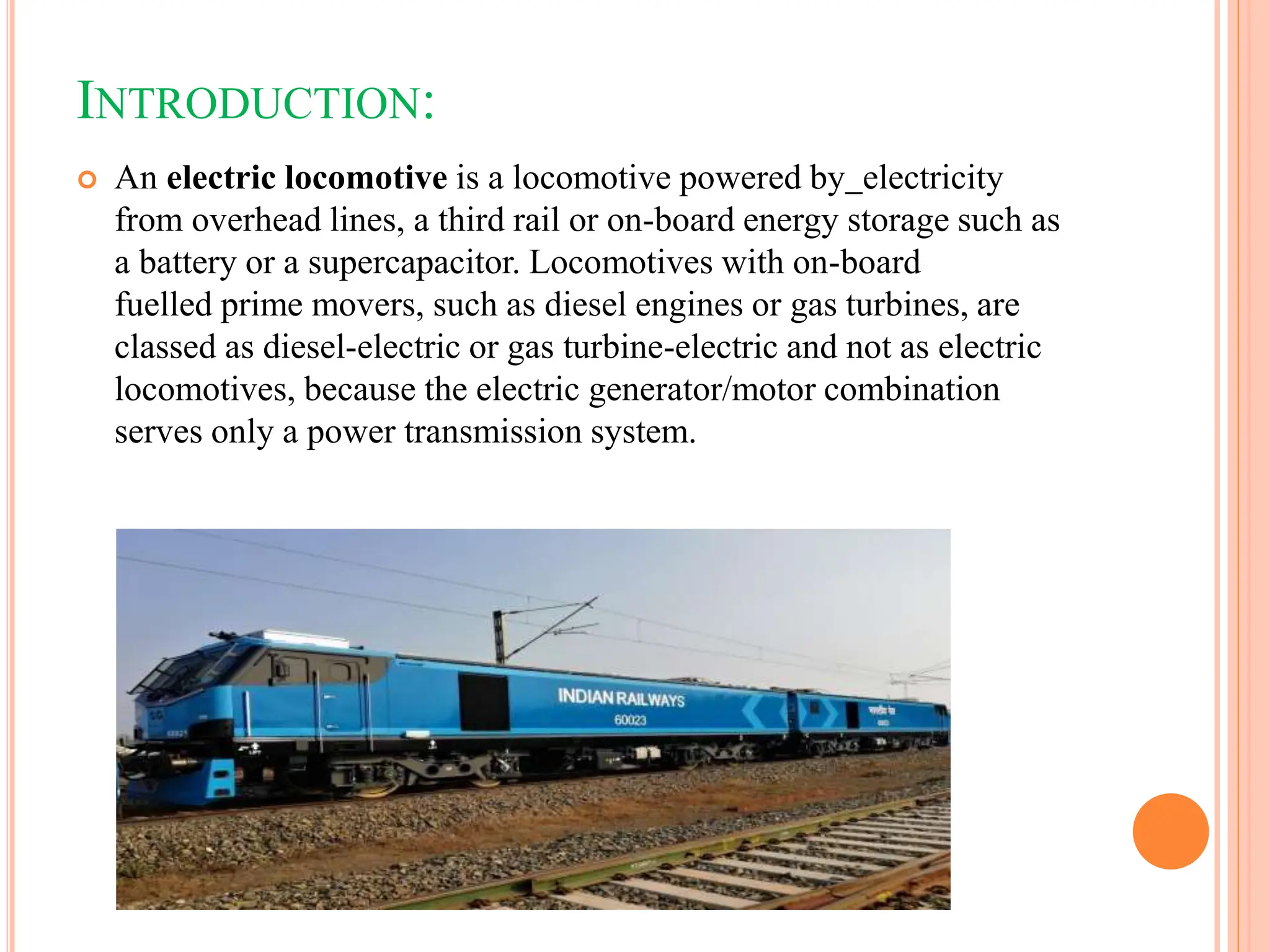 electric locomotive | PPTX