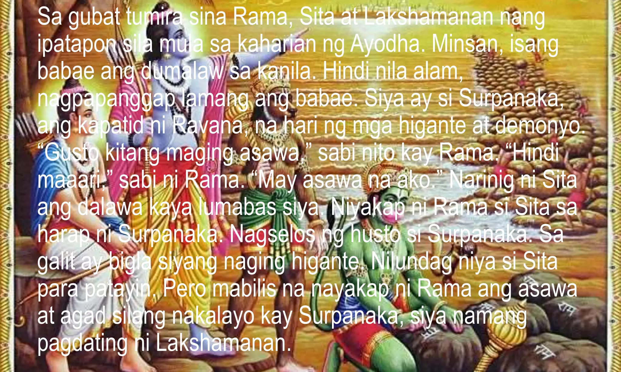 Filipino 9 Epiko ni Rama at Sita | PPTX