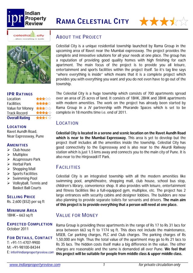 Rama celestial city_research_report | PDF