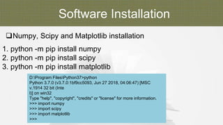 Python for Image and Video processing applications | PPTX