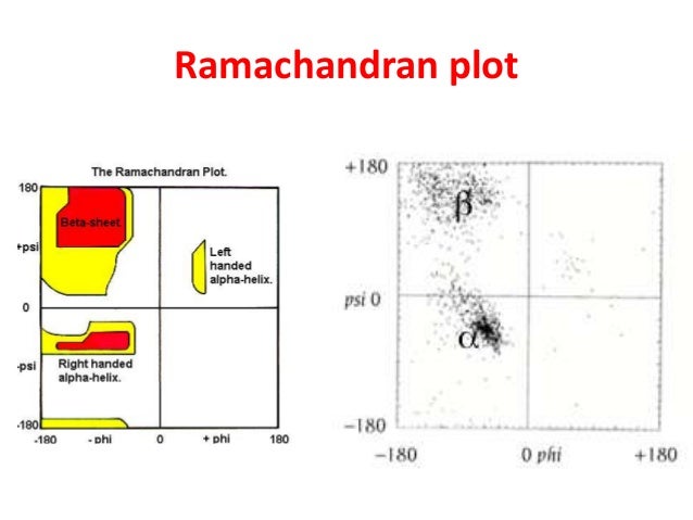 Ramachandran plot