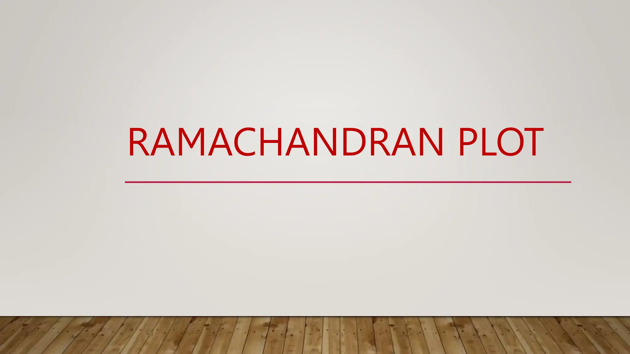 Ramachandran plot | PPTX