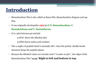 Ramachandran Plot | PPTX | Chemistry | Science