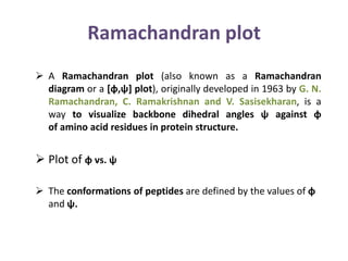 Ramachandran plot by Krunal Chodvadiya | PPT