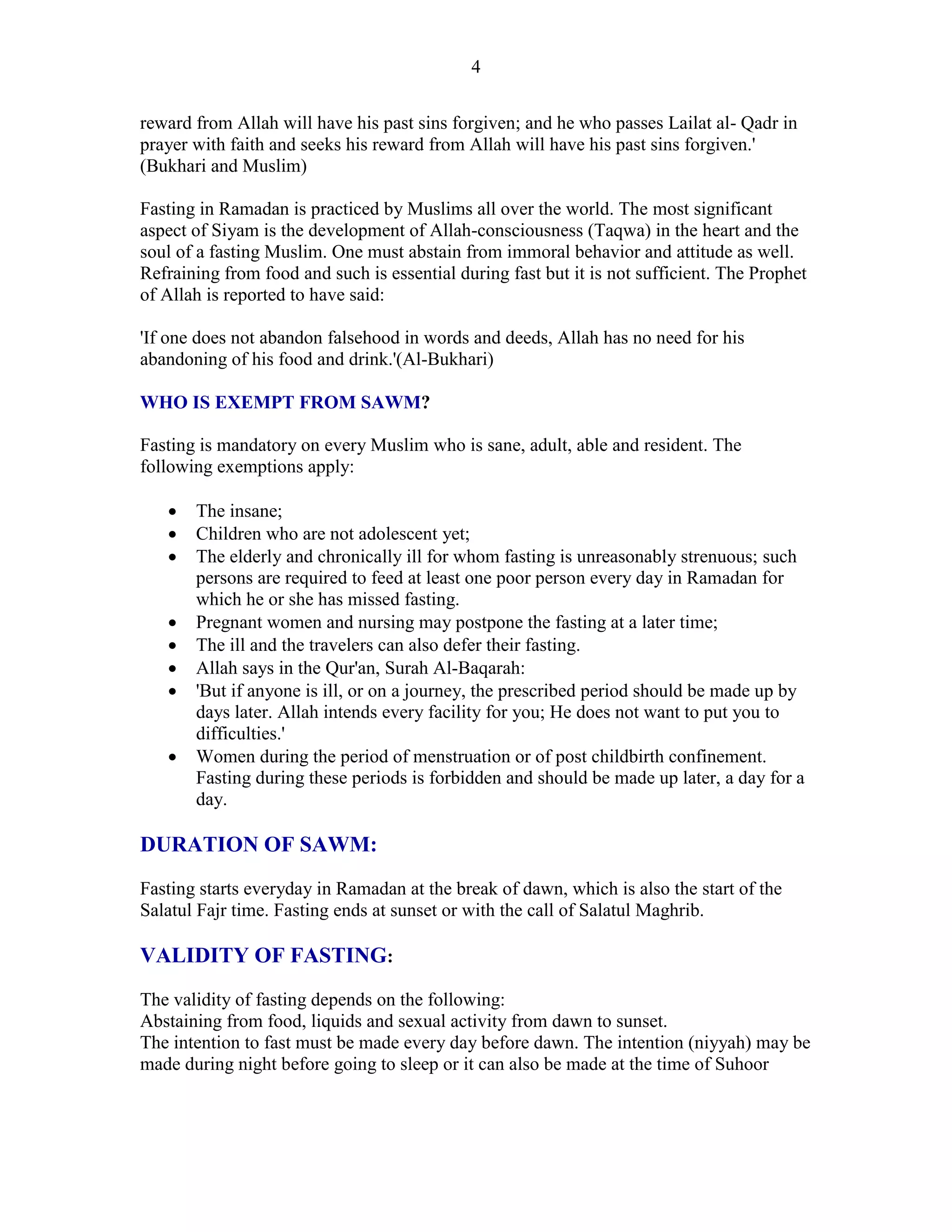 Ramadan-The month of mercy | PDF