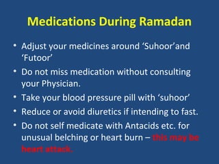 Ramadan and Cardiovascular Disease | PPT