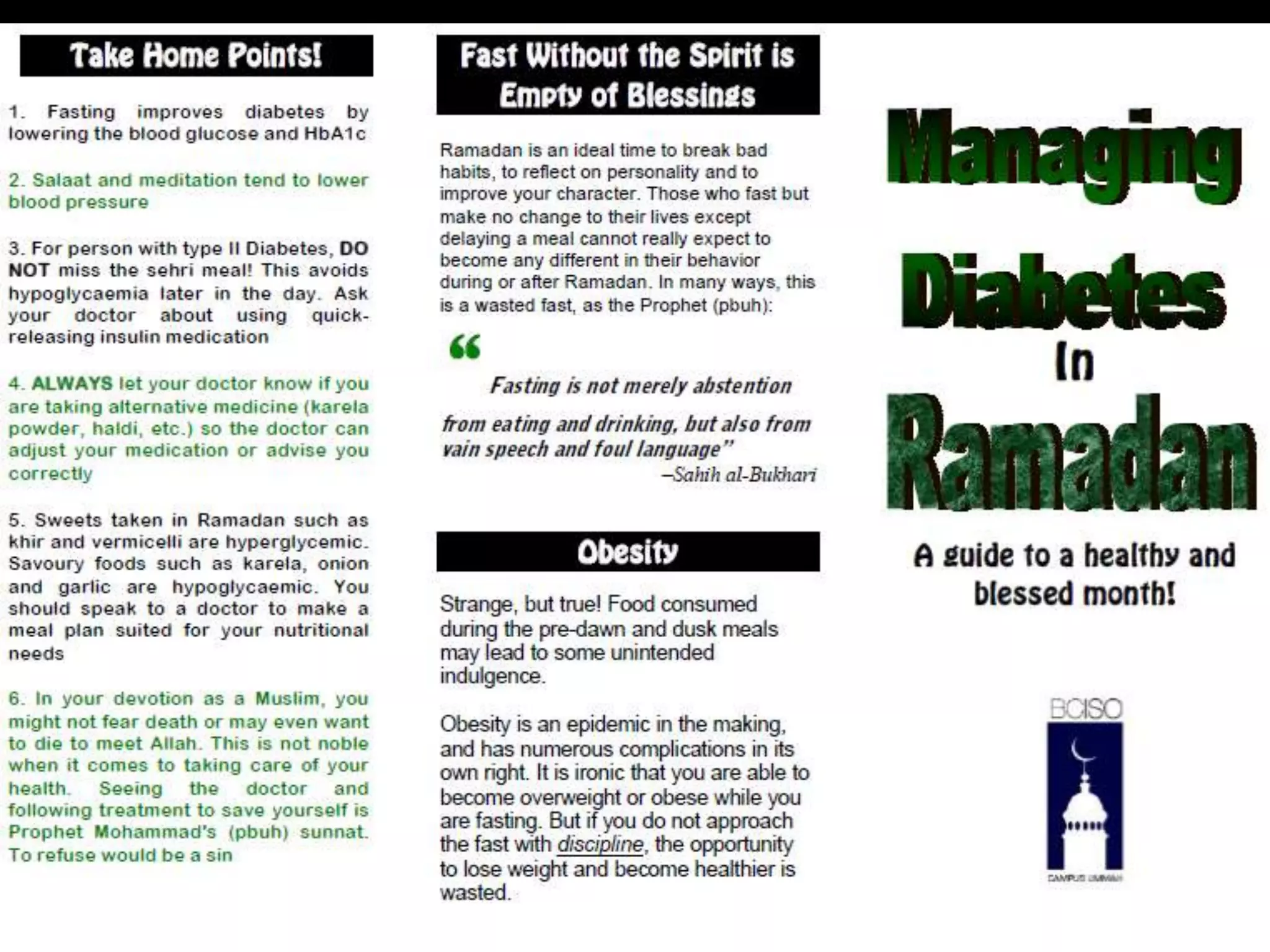 Ramadan and diabetes | PPTX