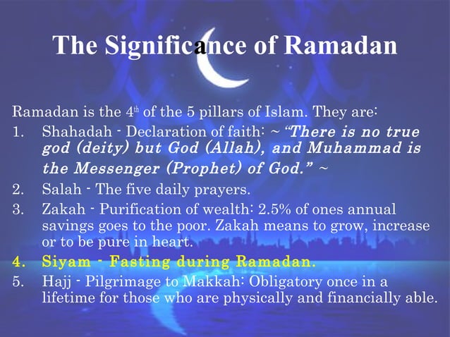 Ramadan awareness presentation | PPT