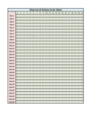 Ramadan checklist (print form) | PDF | Islam | Religion & Spirituality