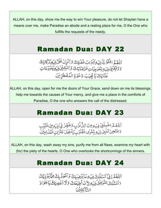 Ramadan dua[1] | DOC