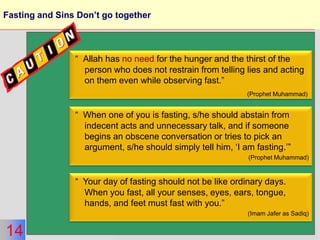 Ramadan for Body and Soul | PPT