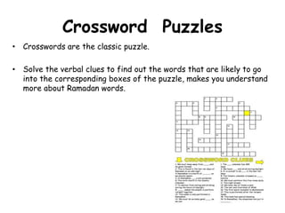 Ramadan games | PPTX