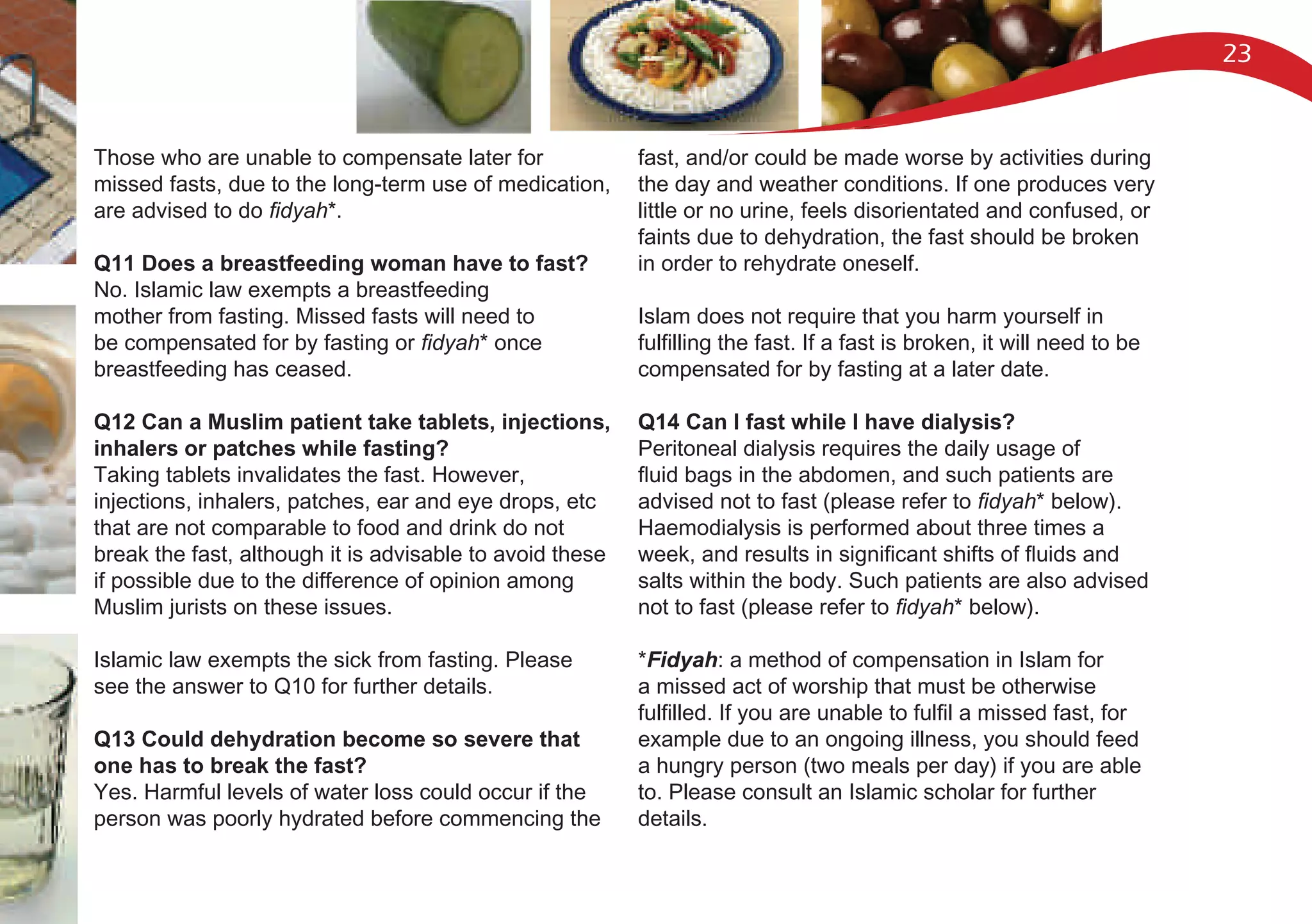 Ramadan health guide - a guide to healthy fasting | PDF