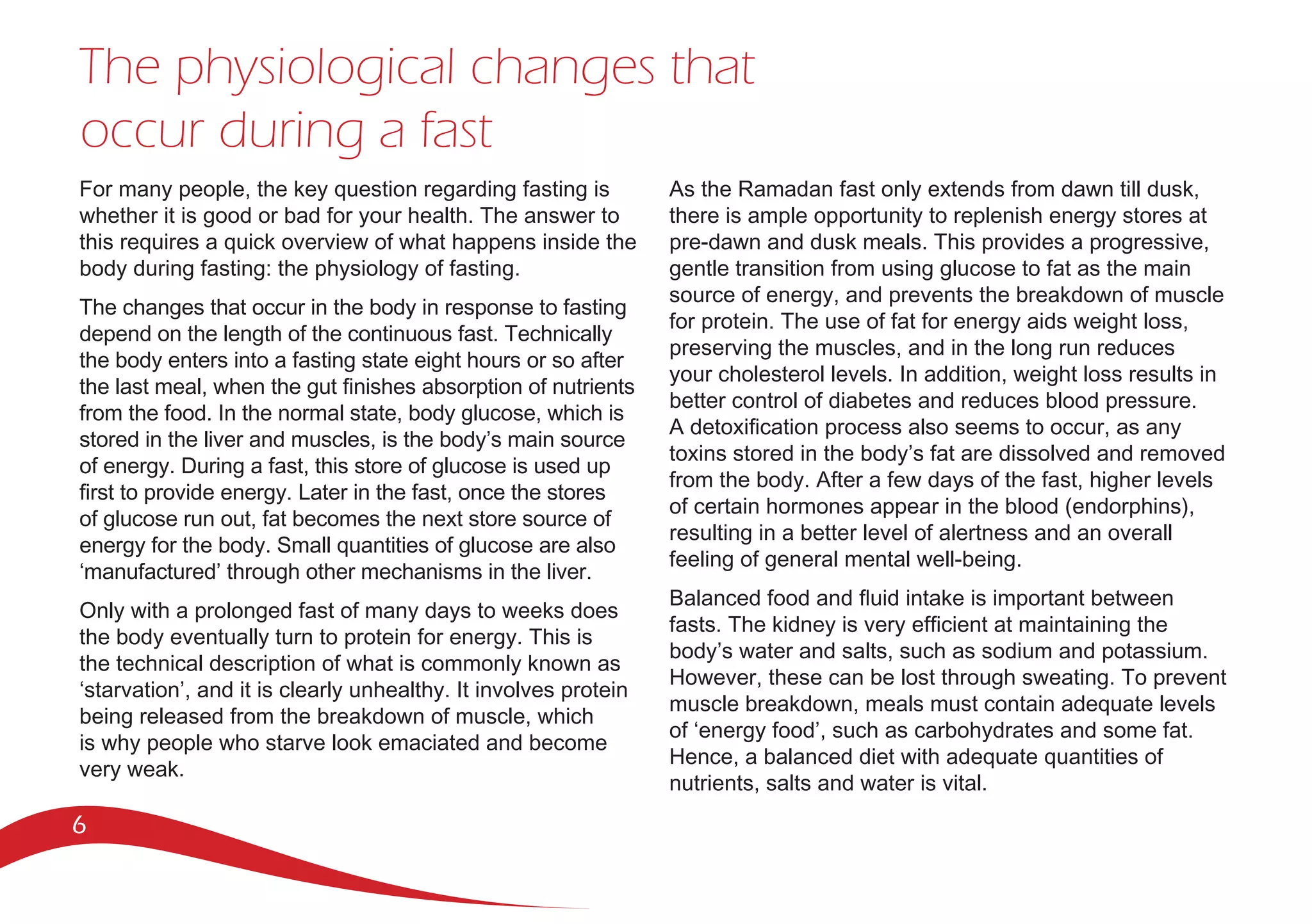 Ramadan health guide - a guide to healthy fasting | PDF