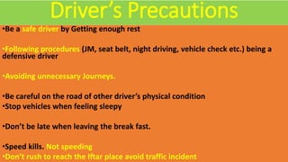 Ramadan Health & Safety Precautions | PPTX