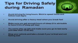 Ramadan Health & Safety Precautions | PPTX