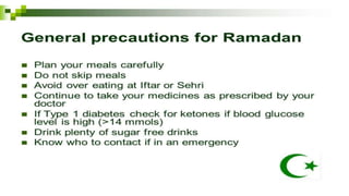 Ramadan Health & Safety Precautions | PPTX