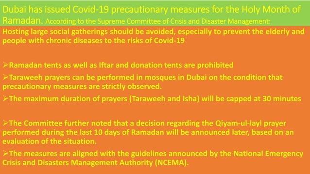 Ramadan Health & Safety Precautions | PPTX