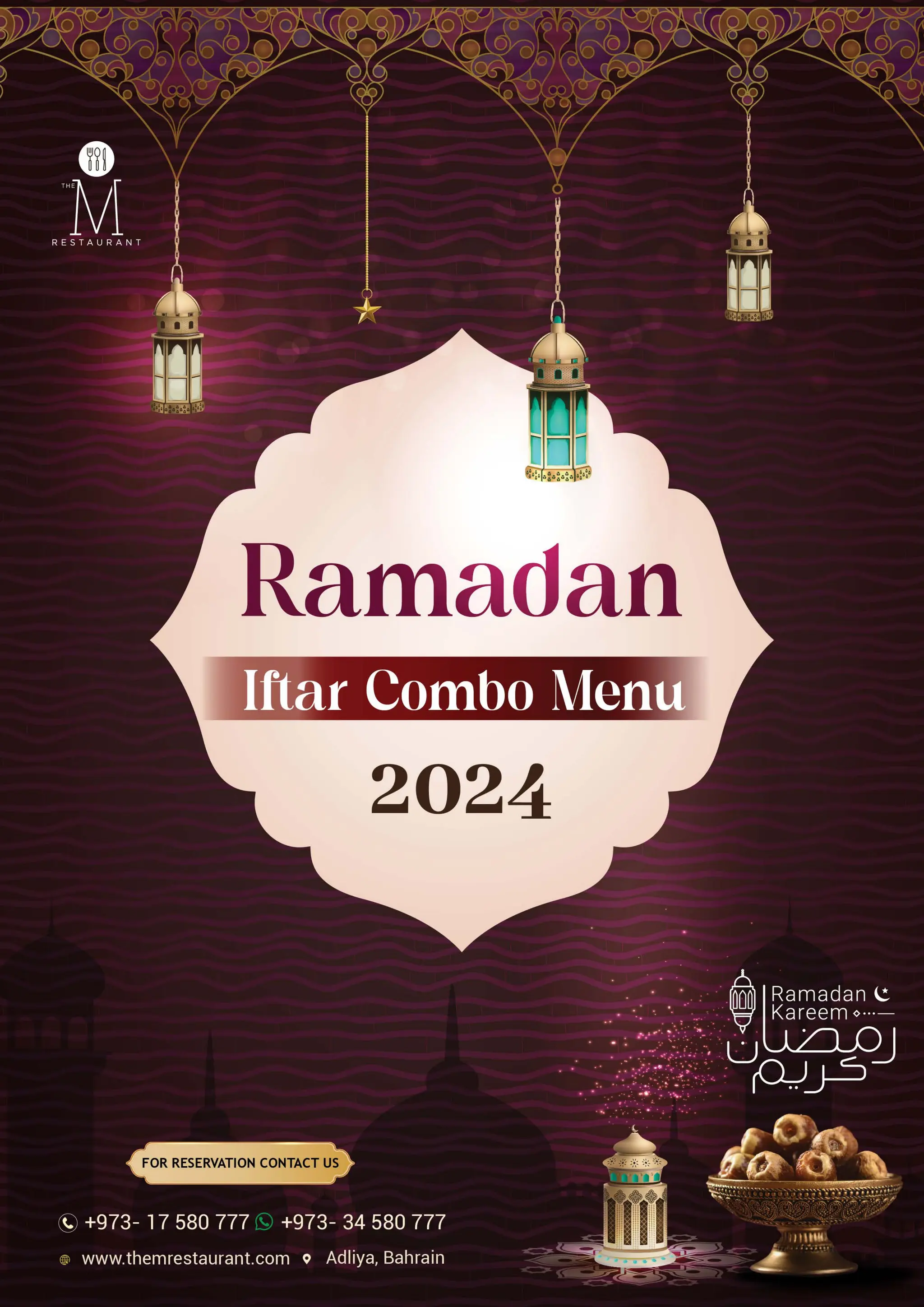 IFTAR COMBO BOX MENU 2024 TheMRestaurant | PDF
