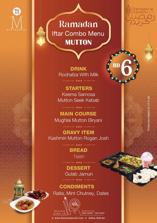 Ramadan Iftar Menu 2024 The M Restaurant Adliya.pdf