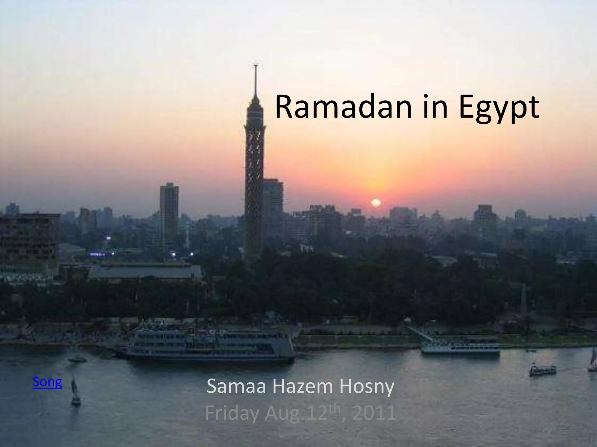 Ramadan in egypt | PPTX