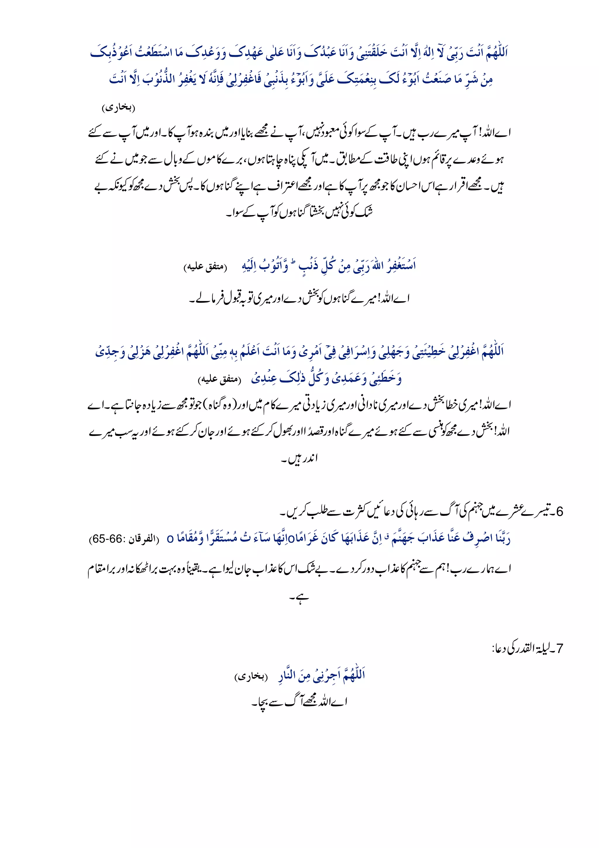 Ramadan Masnoon Duas | PDF