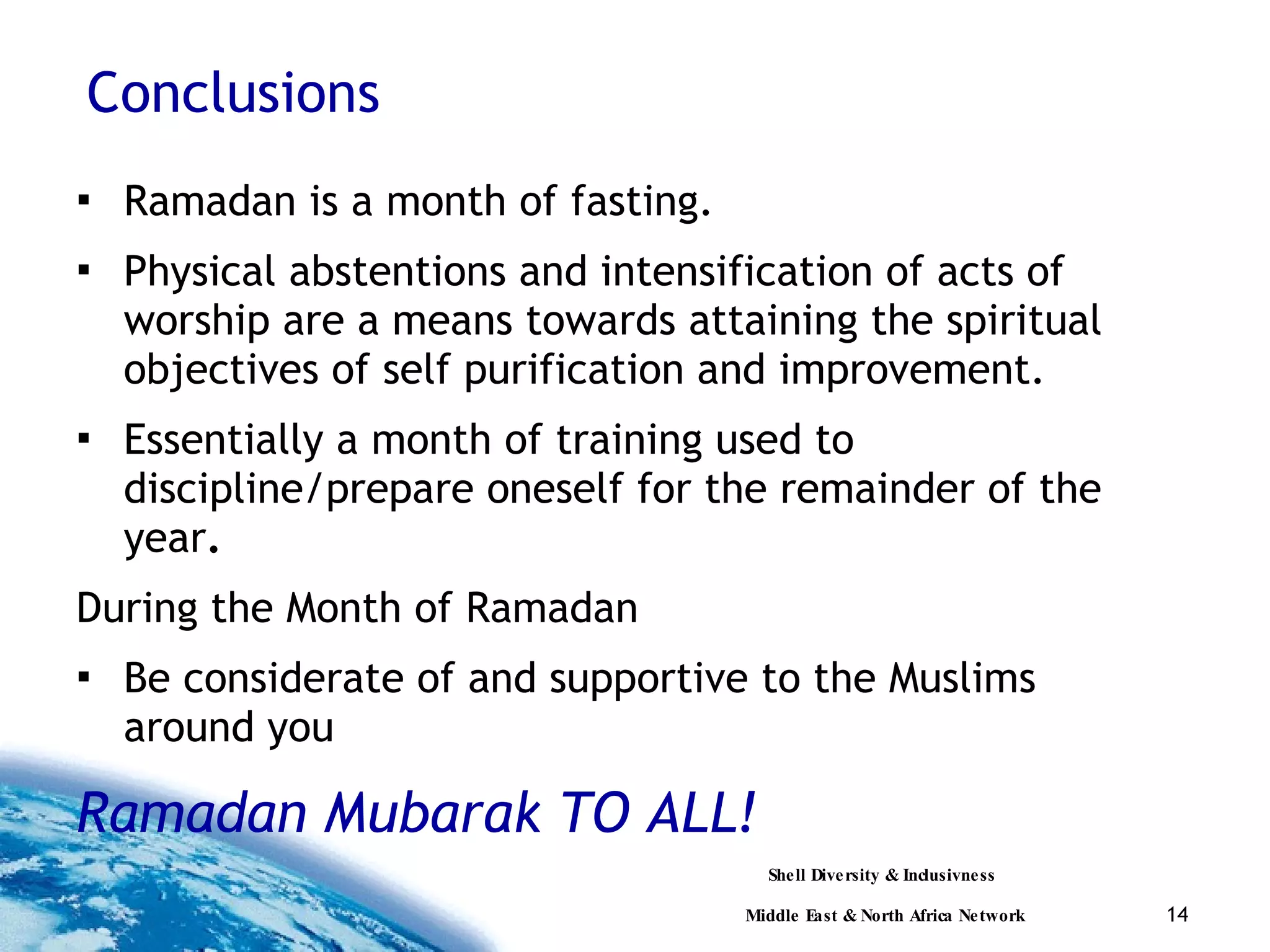 Ramadan starter guide | PPT | Islam | Religion & Spirituality