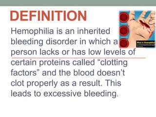 Hemophilia and Autoimmune hemolytic anemia | PPT