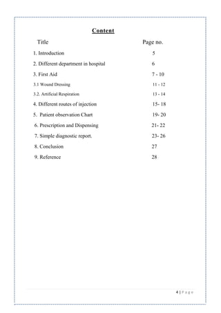 HOSPITAL TRAINING PROJECT | PDF
