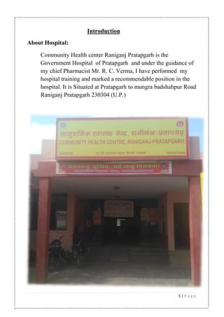 HOSPITAL TRAINING PROJECT | PDF