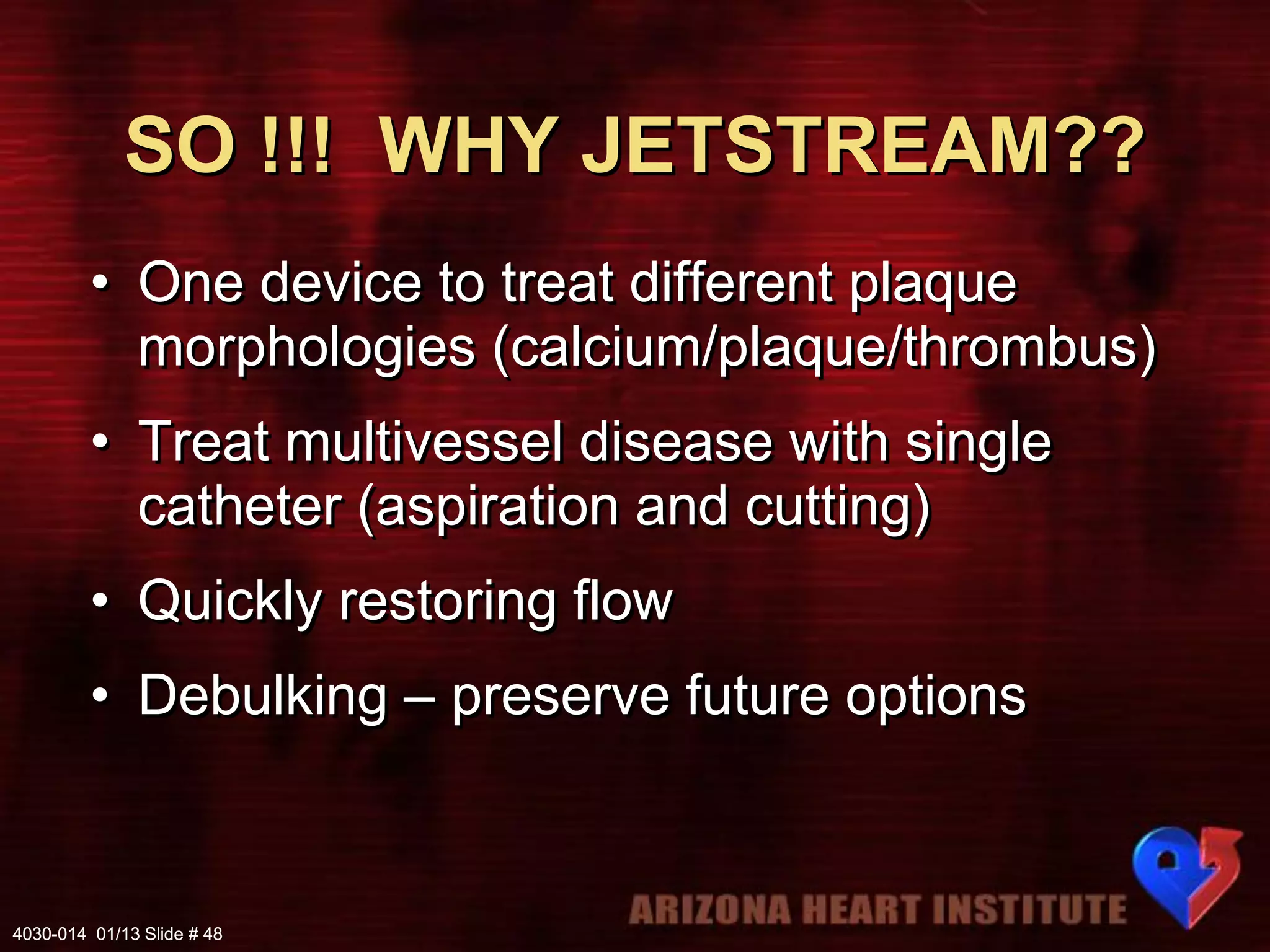 Jet Stream Pathway Device in Peripheral Arterial Disease. | PDF