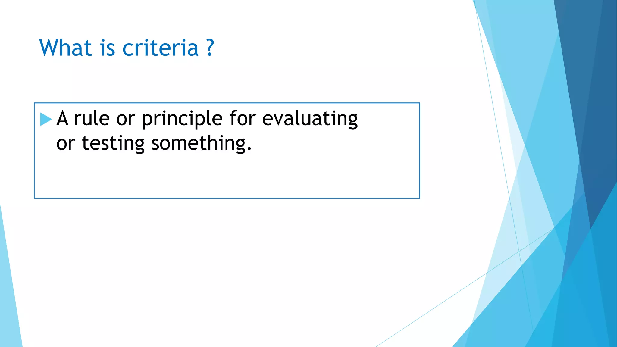 National and International Criteria and Standards on Water Quality | PPTX