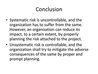 Rama krishna's risk classification | PPTX | Business Accounting ...
