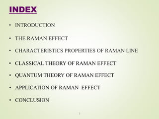 RAMAN SCATTERING EFFECT FOR THREE MOLECULES | PDF
