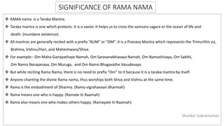 The Evolution and Significance of Rama Nama | PPTX | Hinduism ...