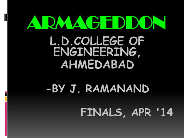 Armageddon gen quiz 2014 by J Ramanand at Mind Palace- Finals with answers | PPTX | Brain and ...